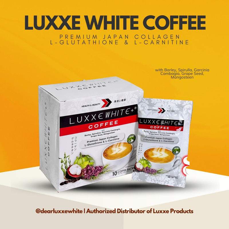 LUXXE WHITE COFFEE (PREMIUM JAPAN COLLAGEN) | Shopee Philippines