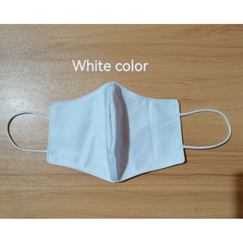 Plain fabric masks 3D, 1Pleats and 3Pleats design with string Micro ...
