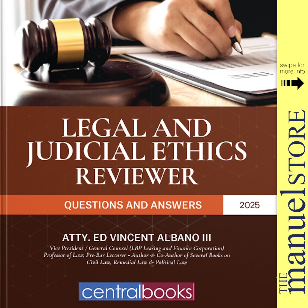 Albano (2025) - Legal and Judicial Ethics Bar Reviewer - by Ed Vincent - CPRA Code of ...