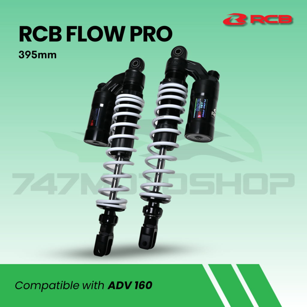 RCB DUAL SHOCK FLOW PRO FOR ADV 160 395MM | Shopee Philippines