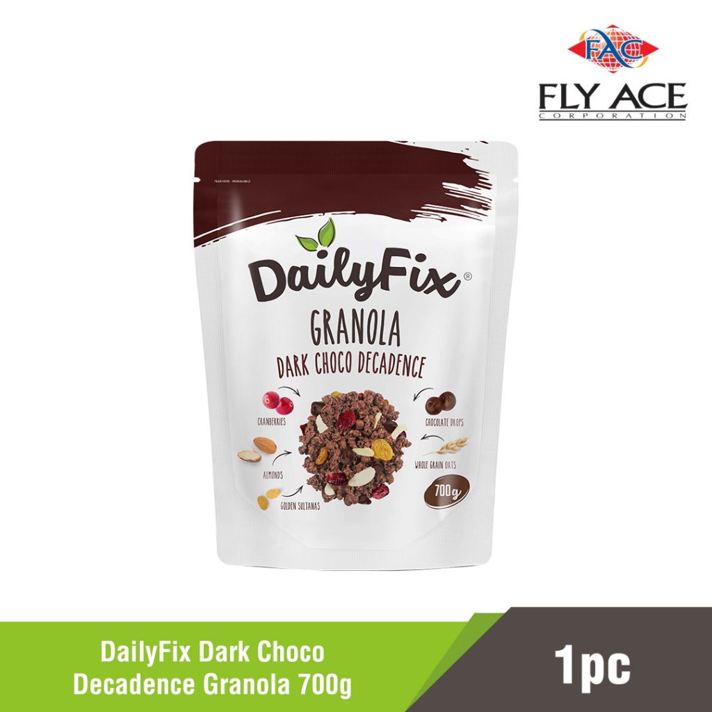 DailyFix Dark Choco Decadence Granola 700g | Shopee Philippines