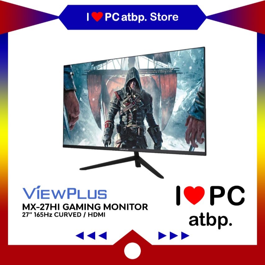 Viewplus MX-27HI 27" 165Hz Curved HDMI Gaming Monitor | Shopee Philippines