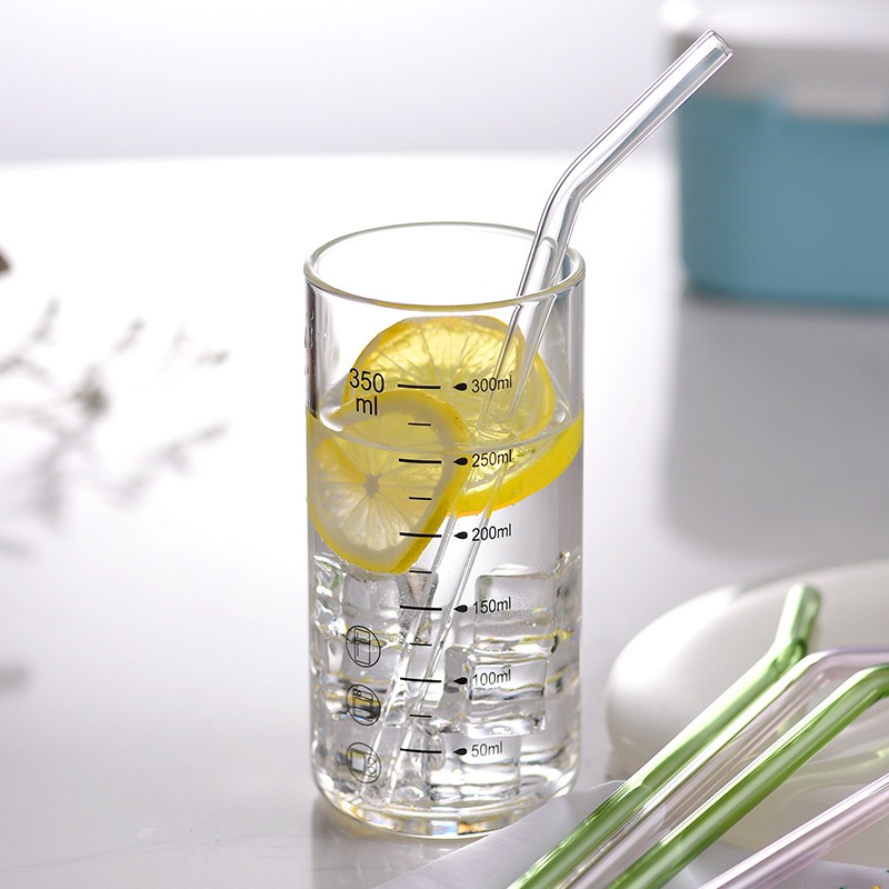 Breakfast cup, adult formula milk with graduated glass water cup ...