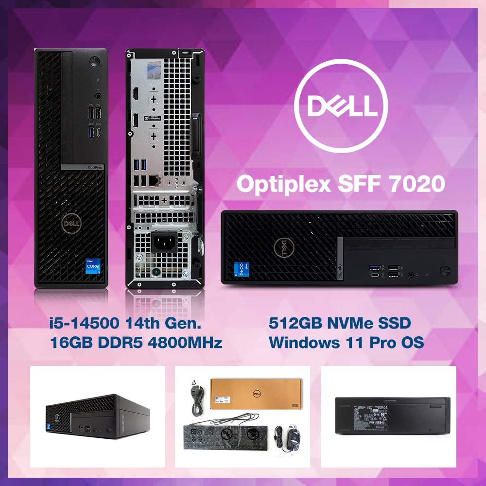 Brand New Dell OptiPlex 7020 SFF Desktop | Intel i5-14500, 16GB DDR5 ...
