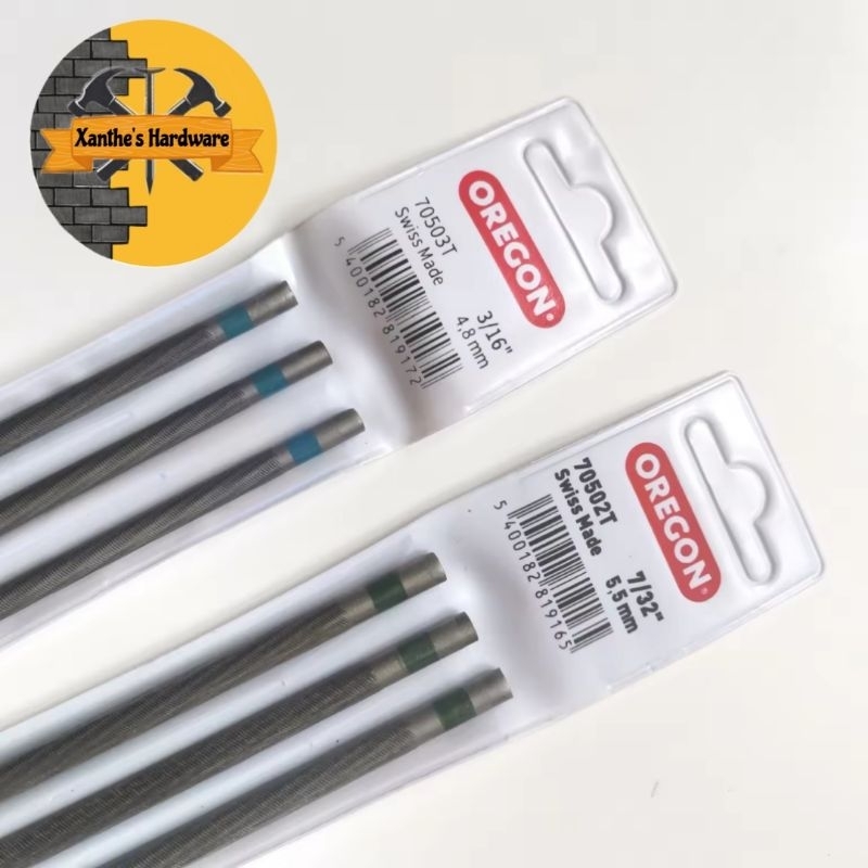 3 PCS/PACK Oregon Round file/Kikil 3/16 & 7/32 Chainsaw Sharpener ...