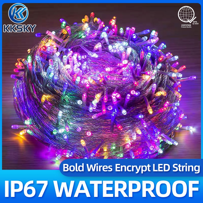 KKSKY 100 LED Christmas String Lights BUY 1 TAKE 1 10M 220V Waterproof ...