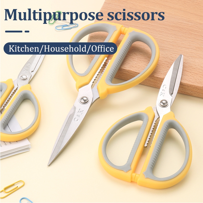 C&K Kitchen Scissors Multi-purpose 6 in 1 Cutter Gunting Stainless ...