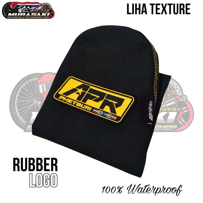 ORIGINAL APR SEAT COVER GOLD EDITION RUBBER LOGO / LIHA OREO SEAT COVER ...