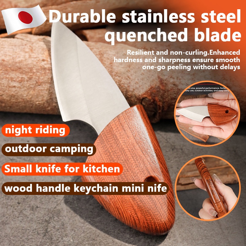 Small knife for kitchen stainless wood handle mini nife slicer chopper ...