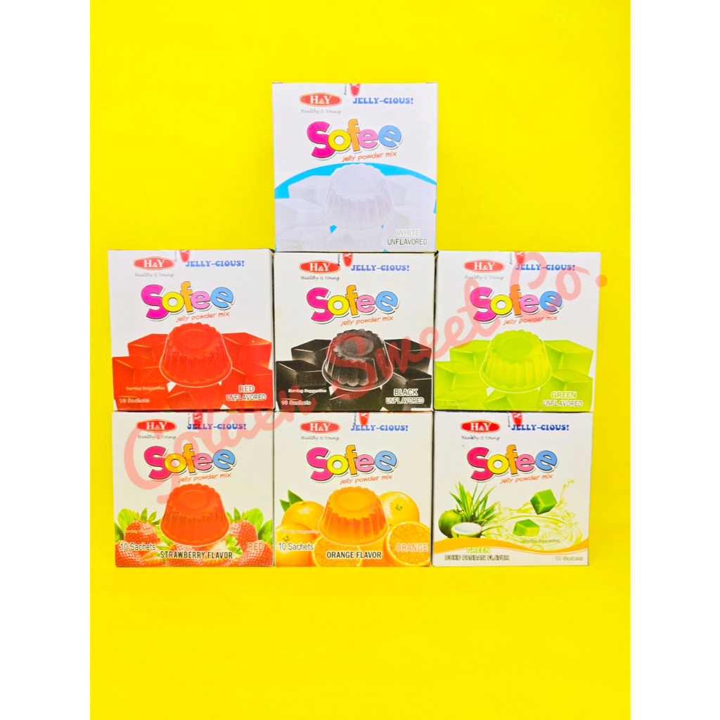 H&Y SOFEE JELLY POWDER MIX 10sachet/box POWDER MIX CAN BE USE FOR JELLY ...