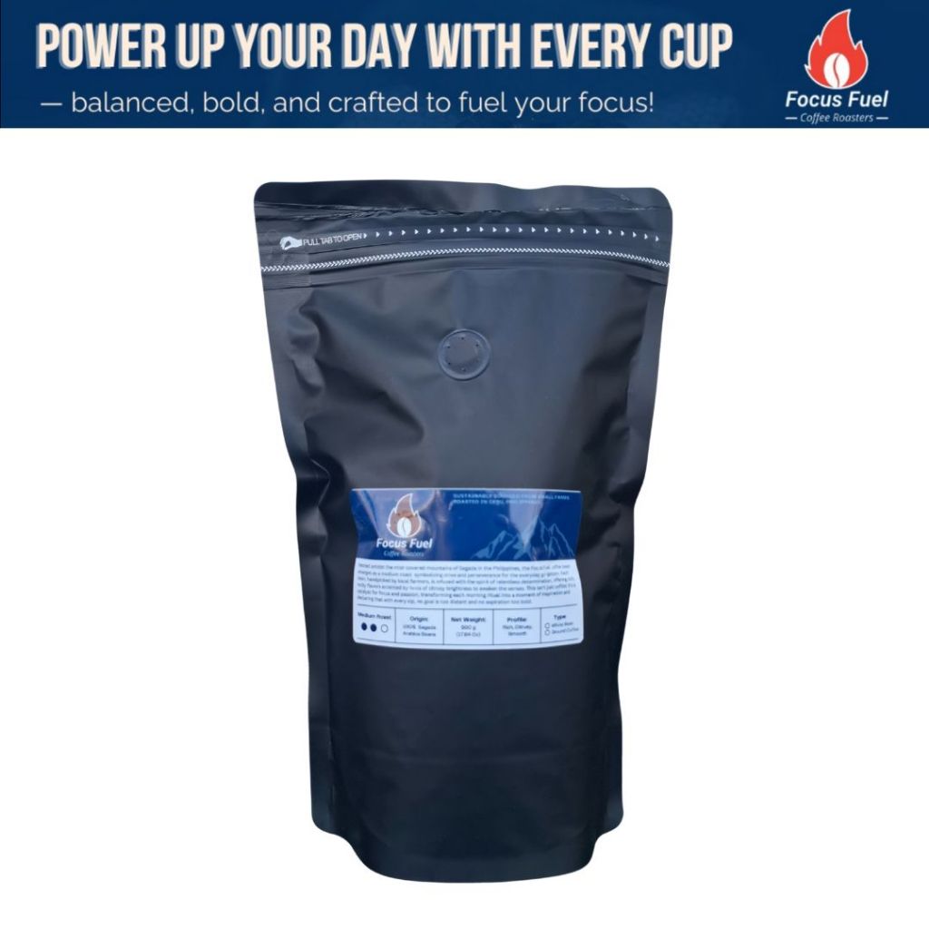 Focus Fuel Coffee Roasters Premium Arabica Beans 500g | Shopee Philippines