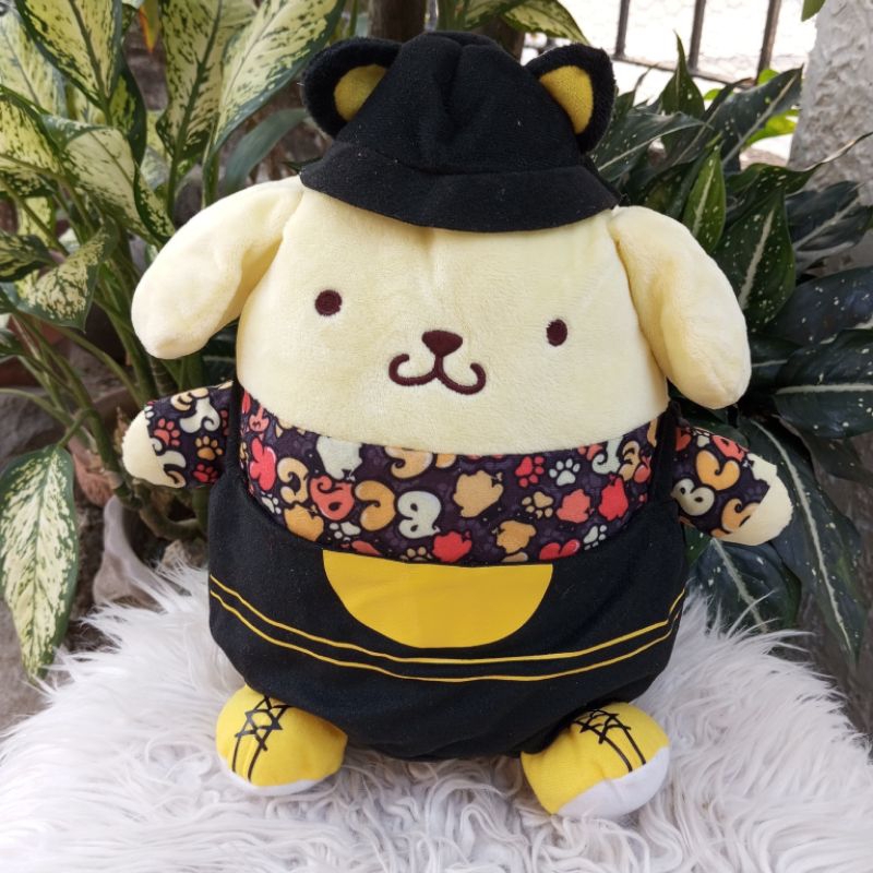 Pompompurin Black Cat Street Round 1 Limited Plush Toy | Shopee Philippines