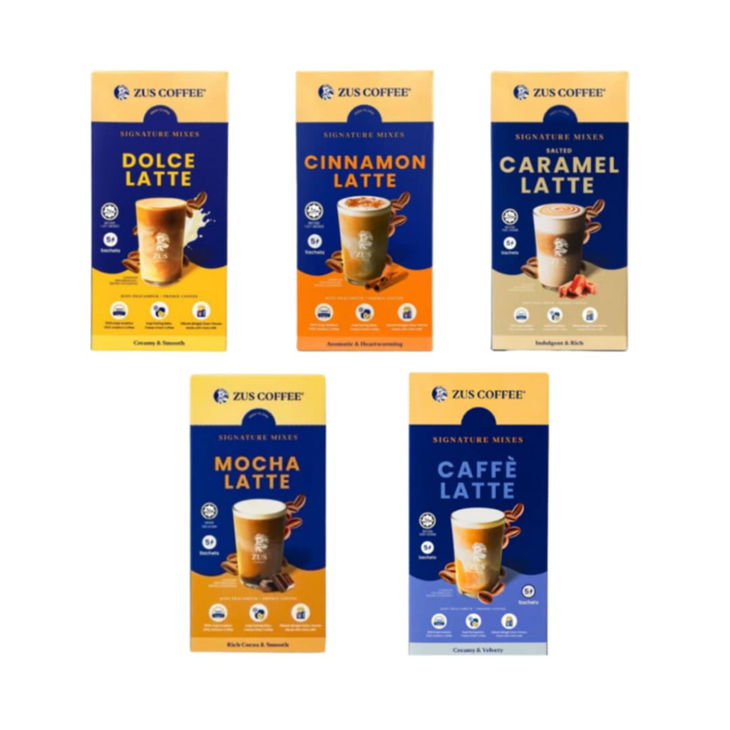 ZUS Coffee Signature Mixes 5 sachets/box | Shopee Philippines