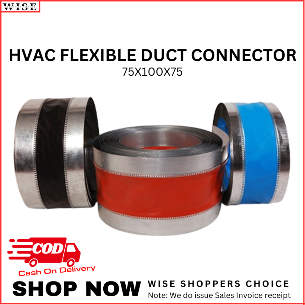 Duct Connectors Neoprene Silicon PVC Canvas HVAC Ventilations Exhaust ...