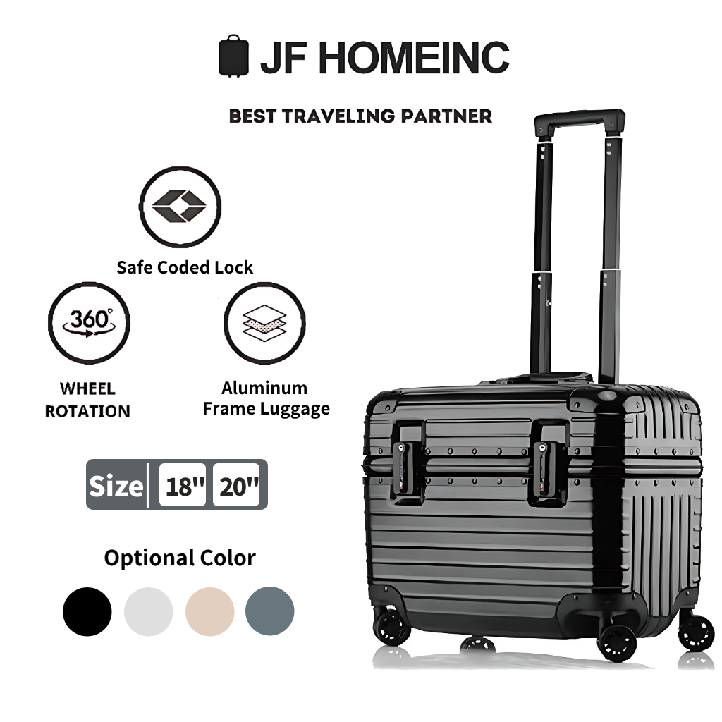 Aluminum boarding case luggage aircraft captain luggage special travel ...