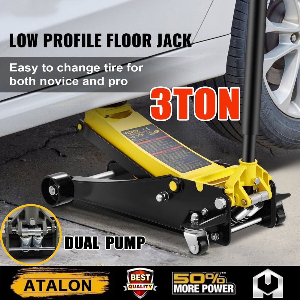 2024 New 2/3Tons Low Profile Hydraulic Floor Jack Car Crocodile Jack ...