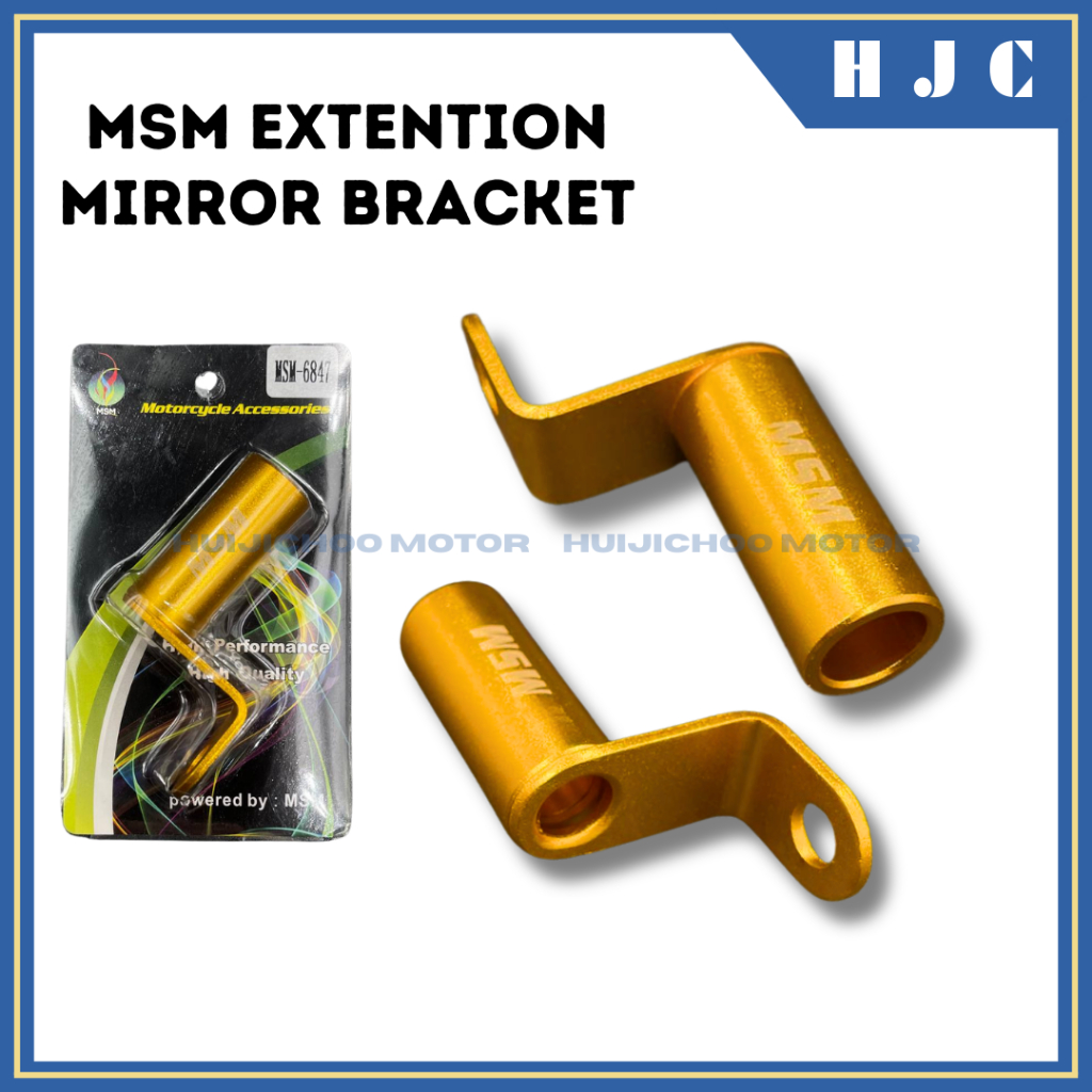 MSM motorcycle extention mirror bracket/headlight bracket | Shopee ...