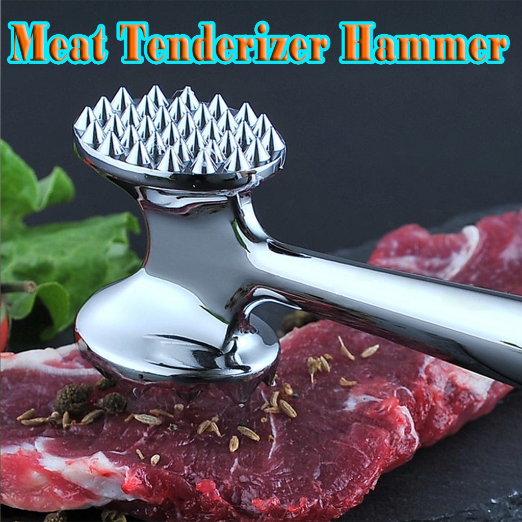 Professional Double-Sided Meat Tenderizer Hammer Steak Mallet Hammer ...