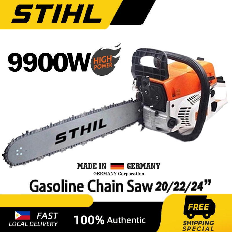 Chainsaw Gasoline 20/22/24 Inches 78CC 9.9KW Portable High Power Saw ...