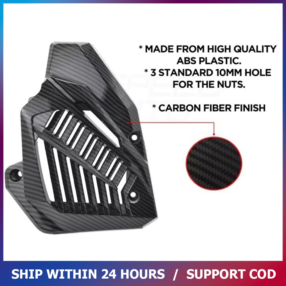 HONDA RADIATOR COVER CLICK 125i 150i V2 V3 CARBON RADIATOR COVER FOR ...