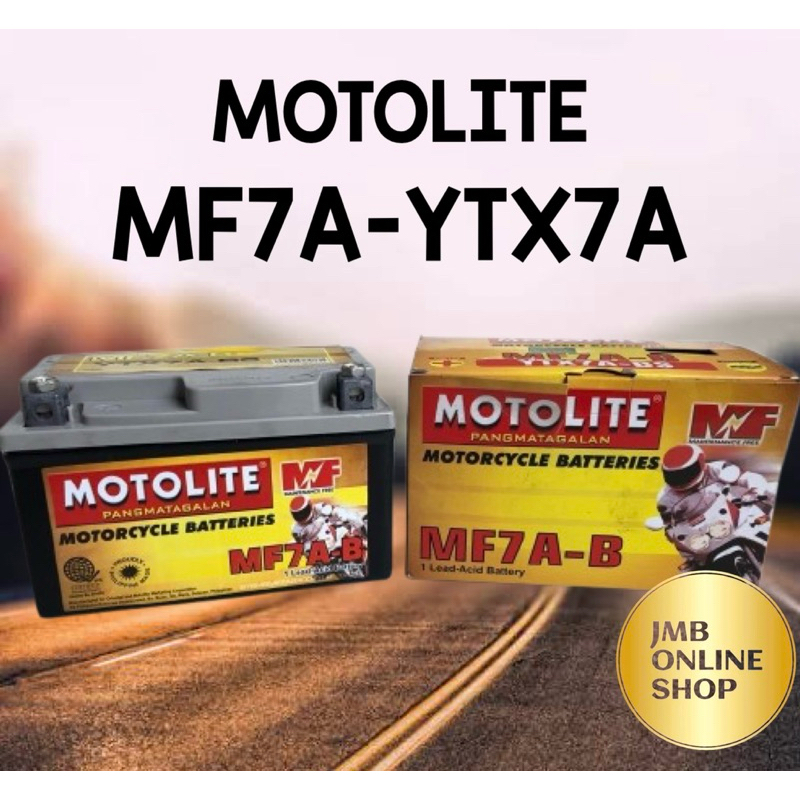 YTX7A-BS MF7A MOTOLITE Maintenance Free Motorcycle Battery YTX7A-BS ...