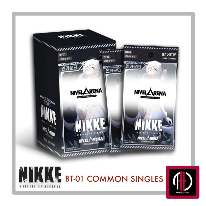 Nivel Arena TCG - Goddess of Victory NIKKE BT-01 Encounter Common Cards ...