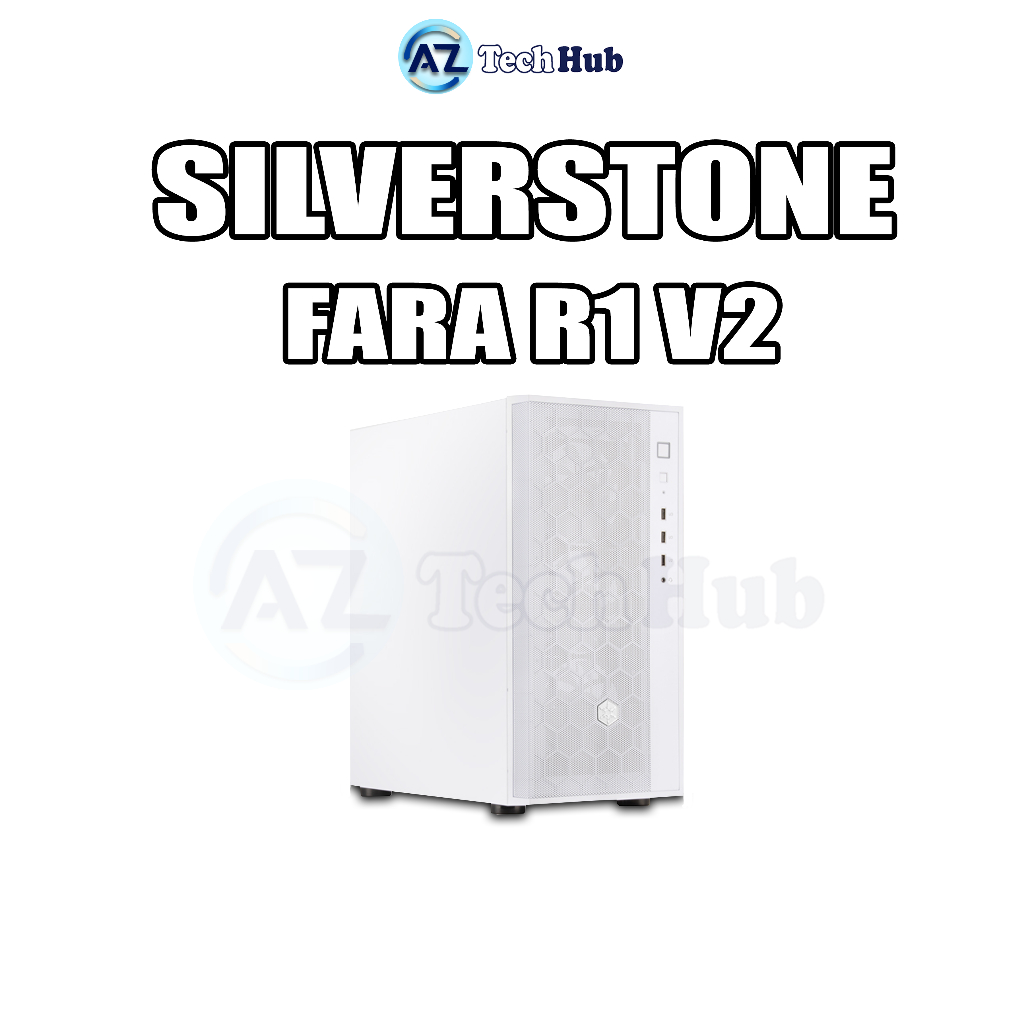 SILVERSTONE FARA R1 V2 GAMING CHASSIS WHITE | Shopee Philippines