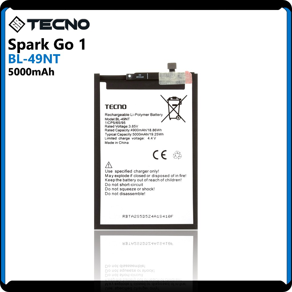 Battery for Tecno Spark Go 1 Model BL-49NT | Shopee Philippines