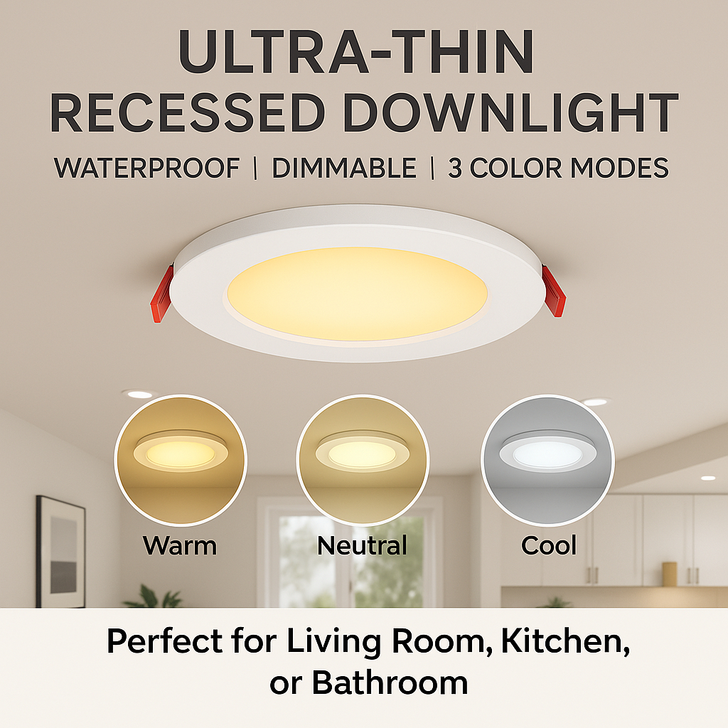 LED Downlight Ceiling Light –Pin Lights 5W/7w/9w/12w Waterproof ...