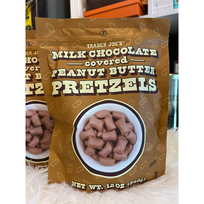 SALE MELTED DUE TO SHIPMENT!!! Trader Joe’s MILK CHOCOLATE COVERED PEANUT BUTTER PRETZELS ...