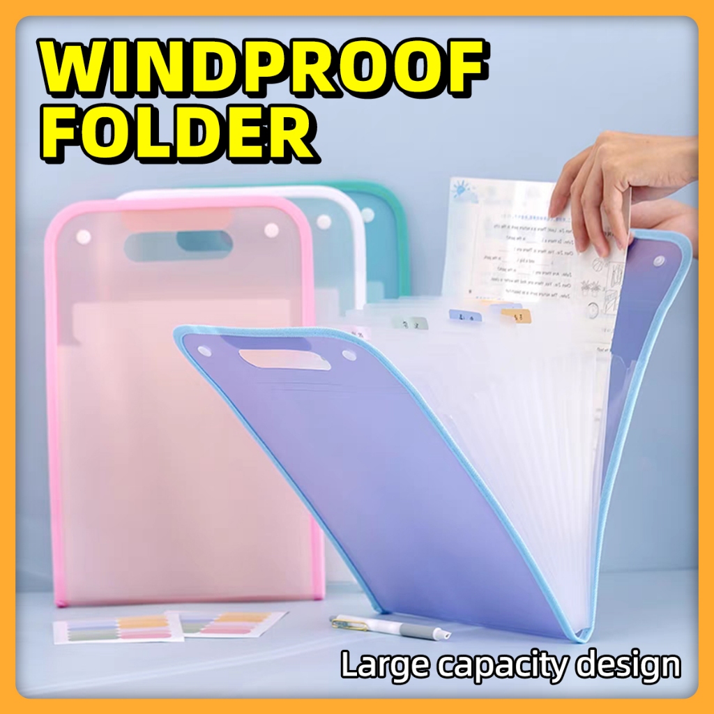 File Organizer Document Storage 13 layer test paper Folder Waterproof ...