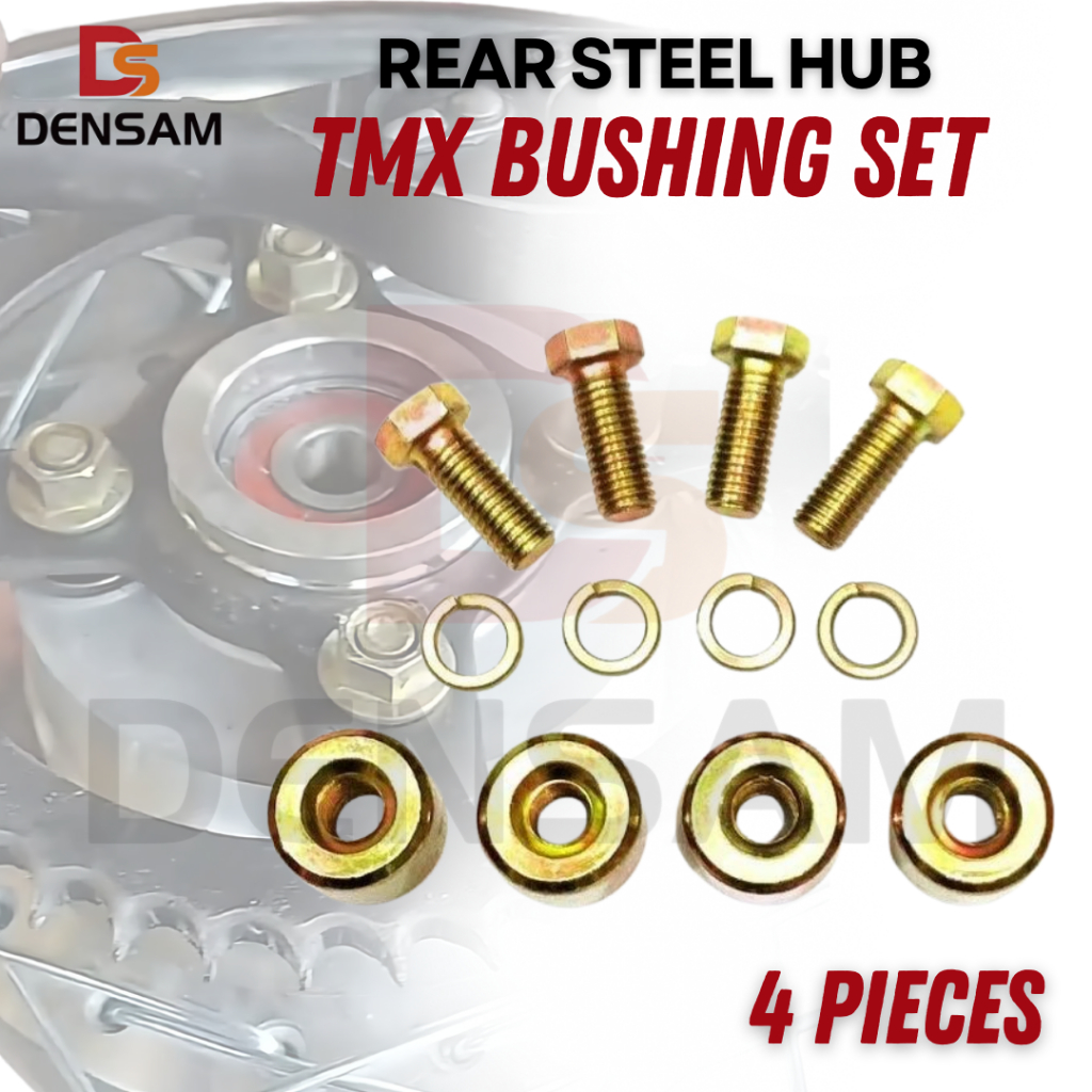 Densam Motorcycle Bushing TMX125 TMX155 4pcs Rear Steel HUB Bushing Set ...