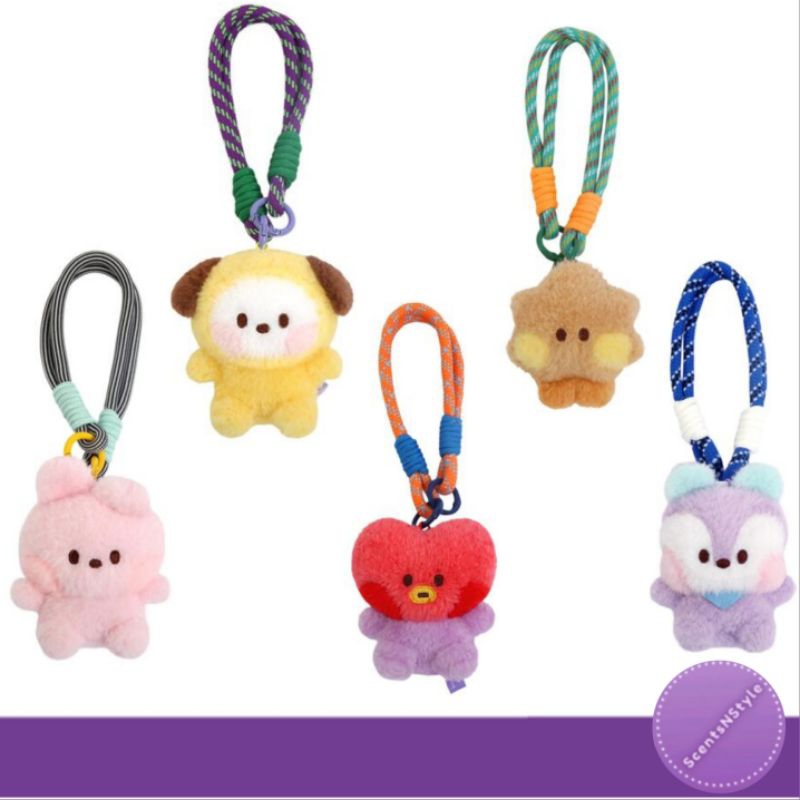 BT21 Minini Basic Mascot Plush Keyring | Shopee Philippines