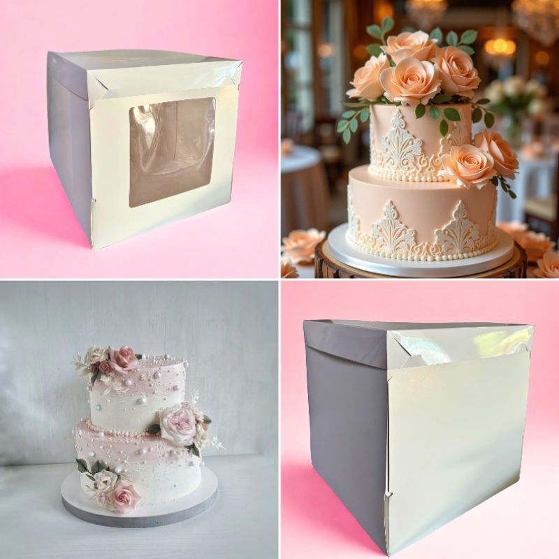Princess Pastry Top & Bottom Window Box – 10x10x10 - 10pcs | Shopee ...