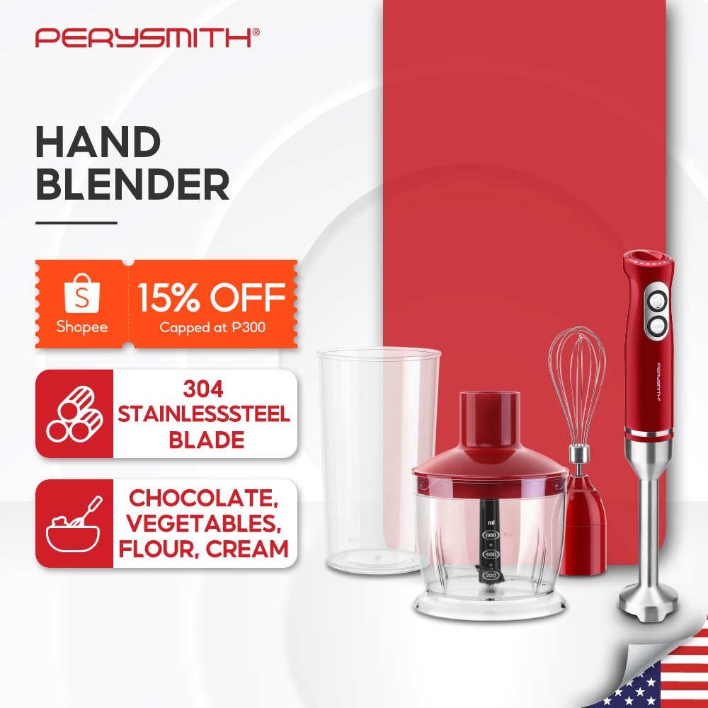 PerySmith PS850II Multifunctional 3 in 1 Hand Blender 850W Food ...
