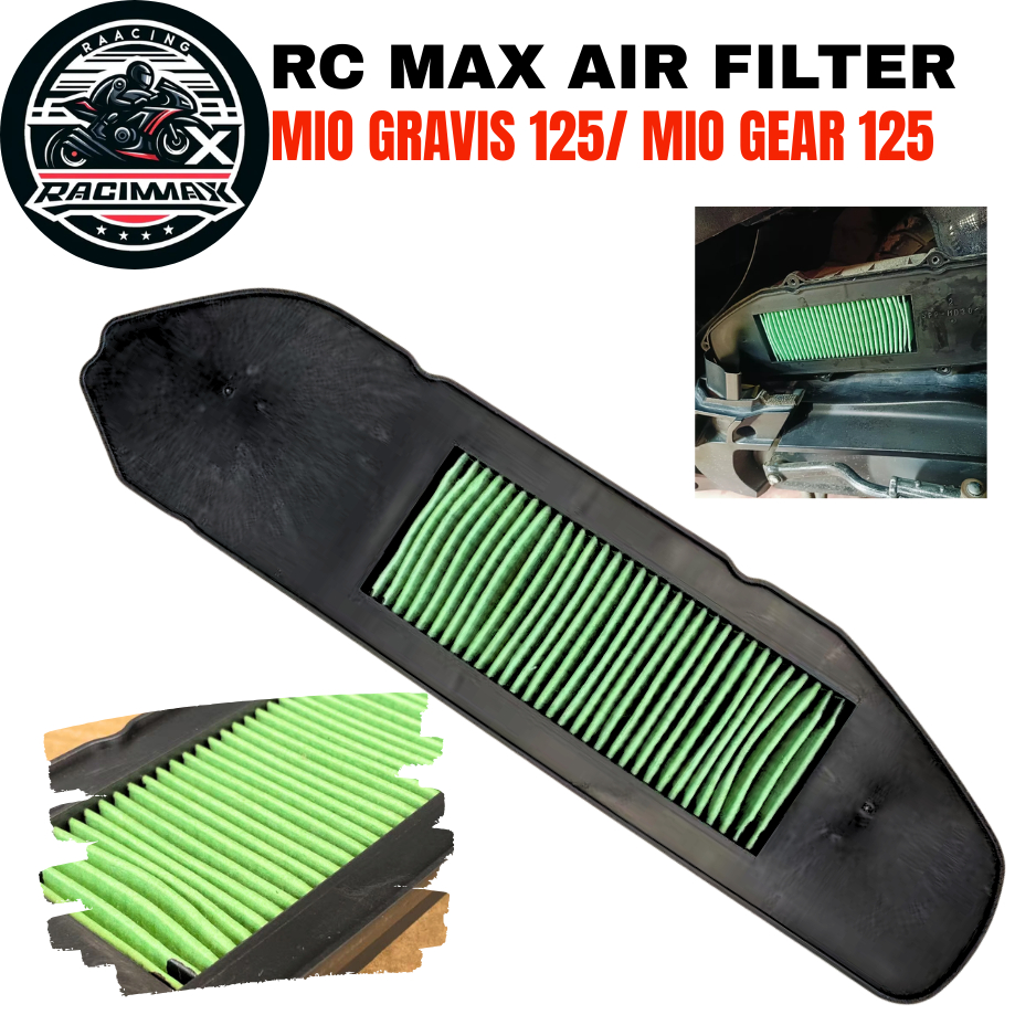 RC Max YAMAHA MIO GEAR GRAVIS 125 Filter High Flow Ordinary Filter ...