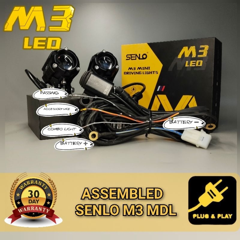 Plug & Play w/ Harness Senlo M3 MDL 70 Watts (3 modes) | Shopee Philippines