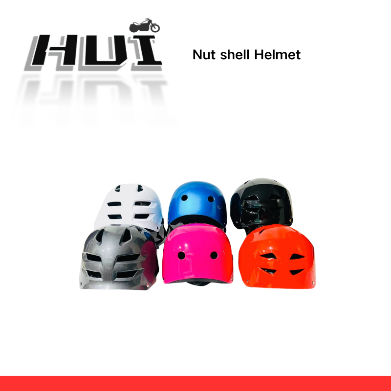 HUI HNJ Nutshell Helmet / Half face Helmet / bike Helmet for Men and ...
