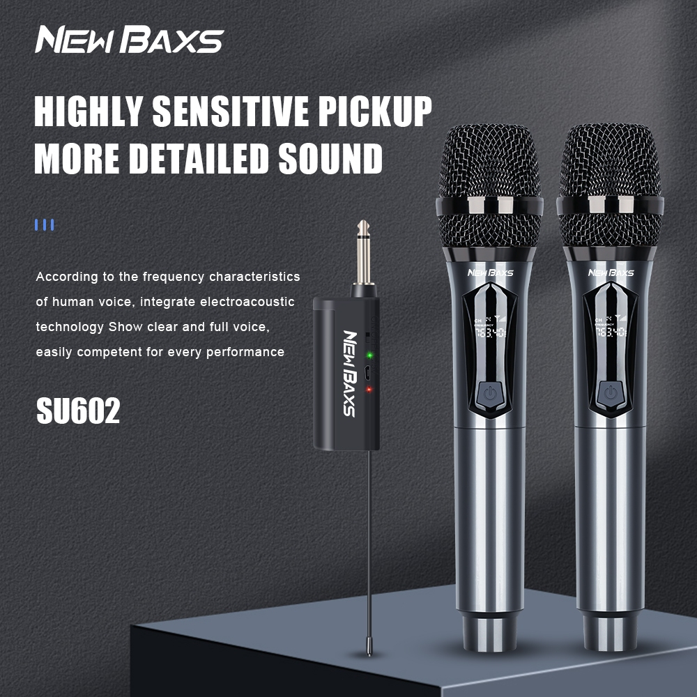 [ULTIMATE SALE]Wireless Microphone SU601/SU602 UHF charging microphone ...