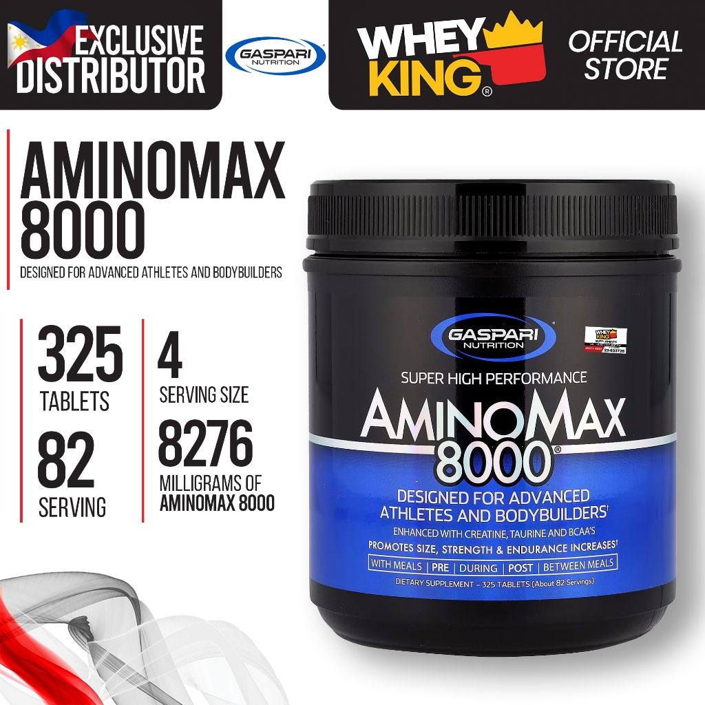 GASPARI AMINOMAX 8000 Amino Acid Tablets | Shopee Philippines