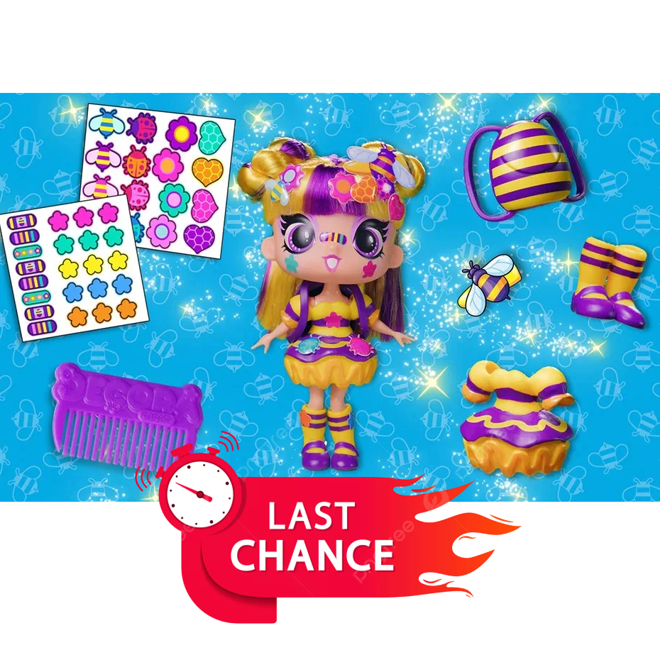 DECORA GIRLZ Doll Harajuku Style Japan Colorful Dolls Sticker n' Style ...