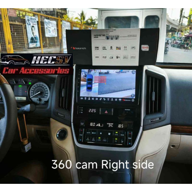 Nakamichi Android 9" Head Unit 360 Cam Lc100 Lc200 Fortuner Prado ...