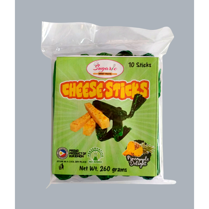 Sugaric Sweet Treats - Cheese Sticks - Pineapple Delight (260g | 10 sticks) | Shopee Philippines