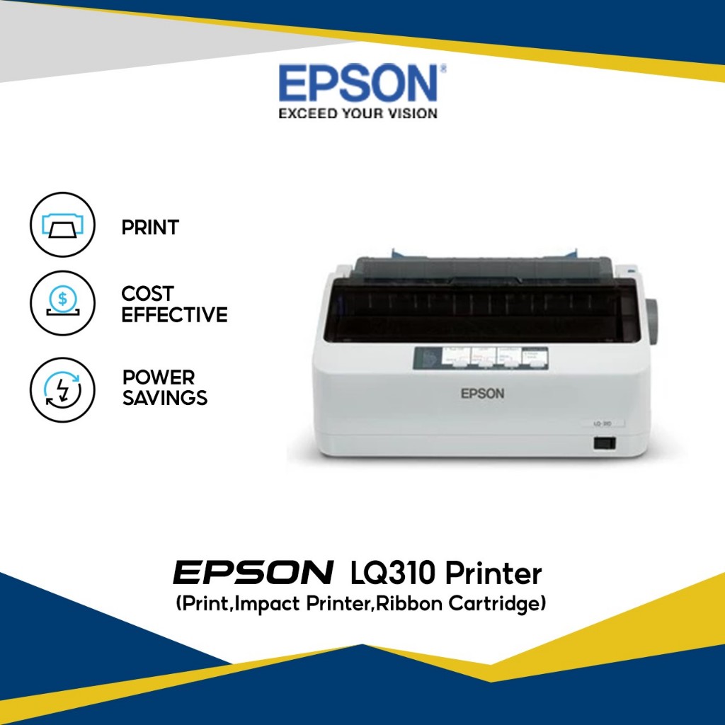 Epson LQ310 Printer (Print,Impact Printer,Ribbon Cartridge) | Shopee ...