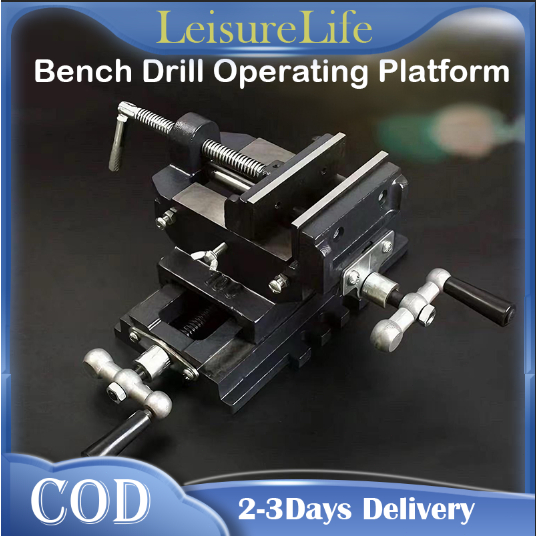 4'' Two-Way Movement Bench Vice Bench Drill Operating Platform Flat ...