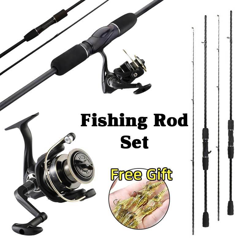 【COD】Fishing Rod Set 1.6-2.1M Ultra Fishing Rod Carbon Hard Ul ...