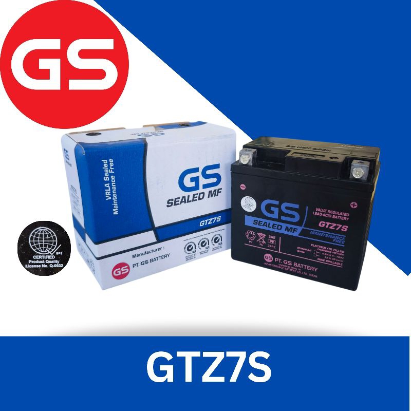 GTZ-7S GS BATTERY for AEROX V2 NMAX V2 HONDA CLICK RAIDER 150 ADV160 ...