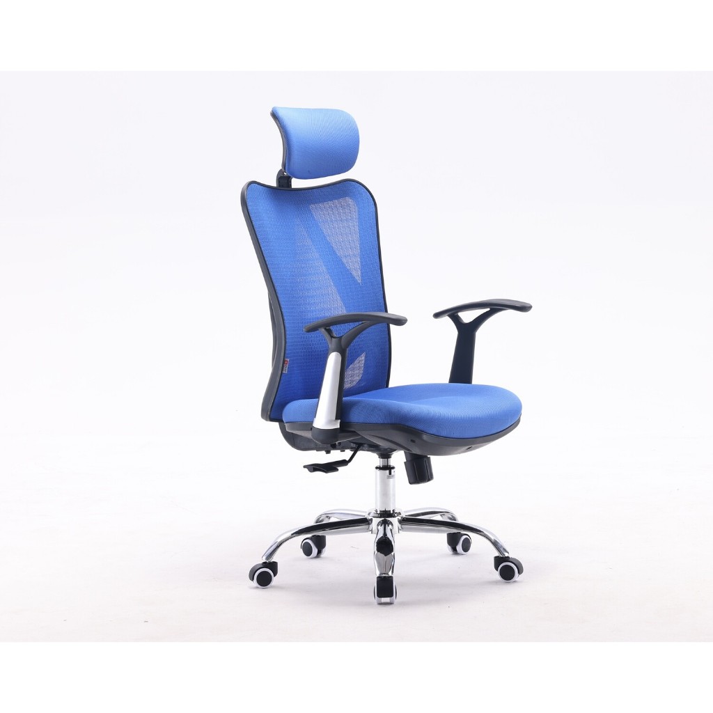 M16 High Back Mesh Chair (Red, Orange, Blue) (2 Years Warranty ...