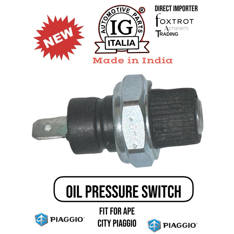 Piaggio Ape oil pressure switch Italia genuine | Shopee Philippines