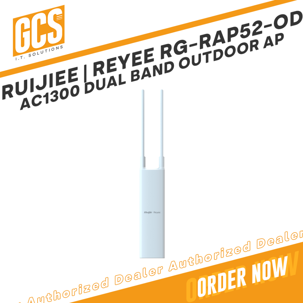 Ruijie | Reyee RG-RAP52-OD Wi-Fi 5 AC1300 1300Mbps Dual-Band Outdoor Access Point | Shopee ...